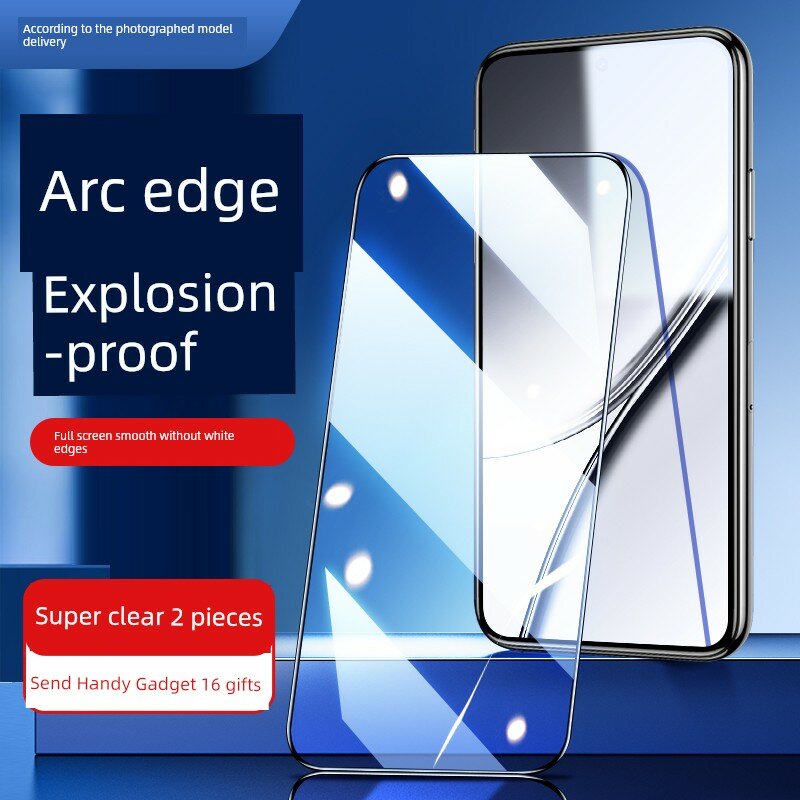 Защитное стекло для Realme GT7 Pro Premium Gaming, 2 шт, AR Ultra Clear, 60x прочность, гладкое без белых краев