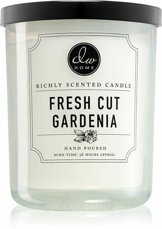 Свеча DW Home Signature Fresh Cut Gardenia, ароматическая, цветочный аромат, слоновая кость, 425,53 г