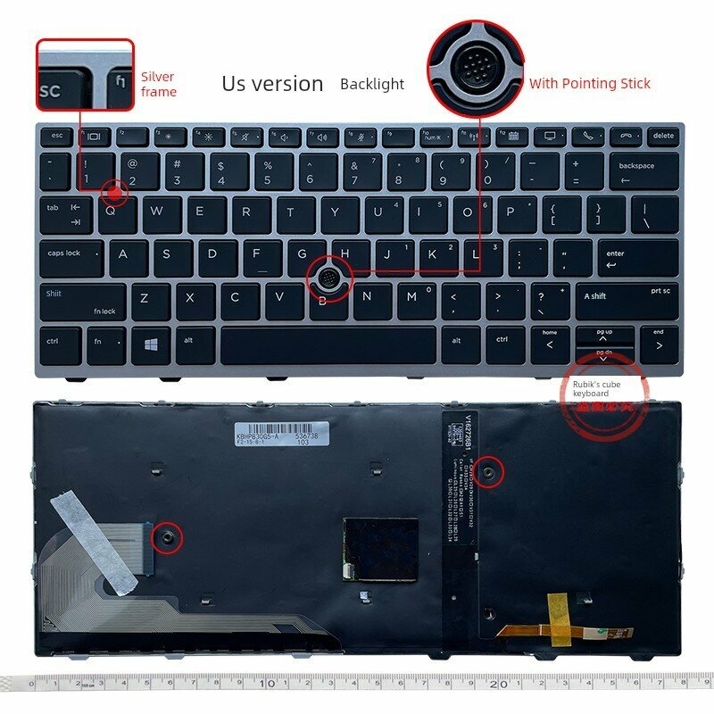 Клавиатура RU/AR подходит для HP 730 G5/735 G5/830/835/836 G5, модель HSN-I12C/I30C [►Совершенно новый](с опорой) (с