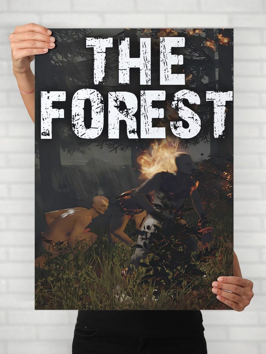 Плакат на стену для интерьера Зе Форест (The Forest 4) - Постер по игре формата A1 (61x84 см)