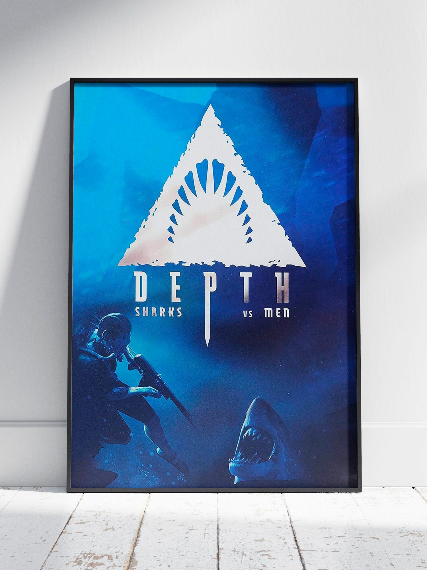 Плакат на стену для интерьера Дэпс (Depth 1) - Постер по игре формата A4 (21x30 см)
