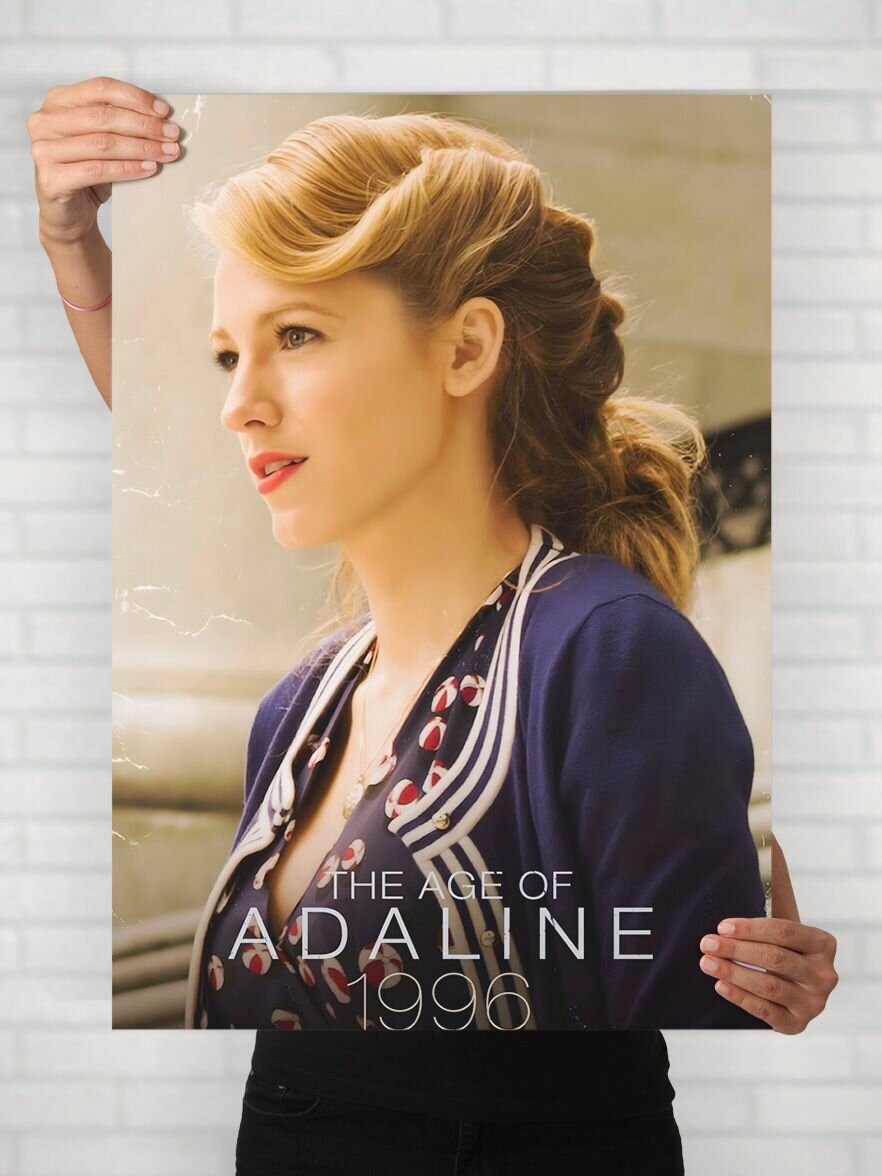 Плакат на стену для интерьера Век Адалин (Age Adaline - Адалин Боуман 4) - Постер по фильму кино формата А2 (42x60 см)