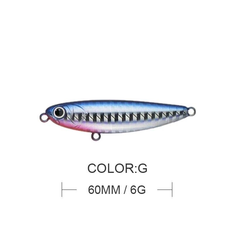Блесна рыболовная 6см 6г, Color: G, Color: Розовый
