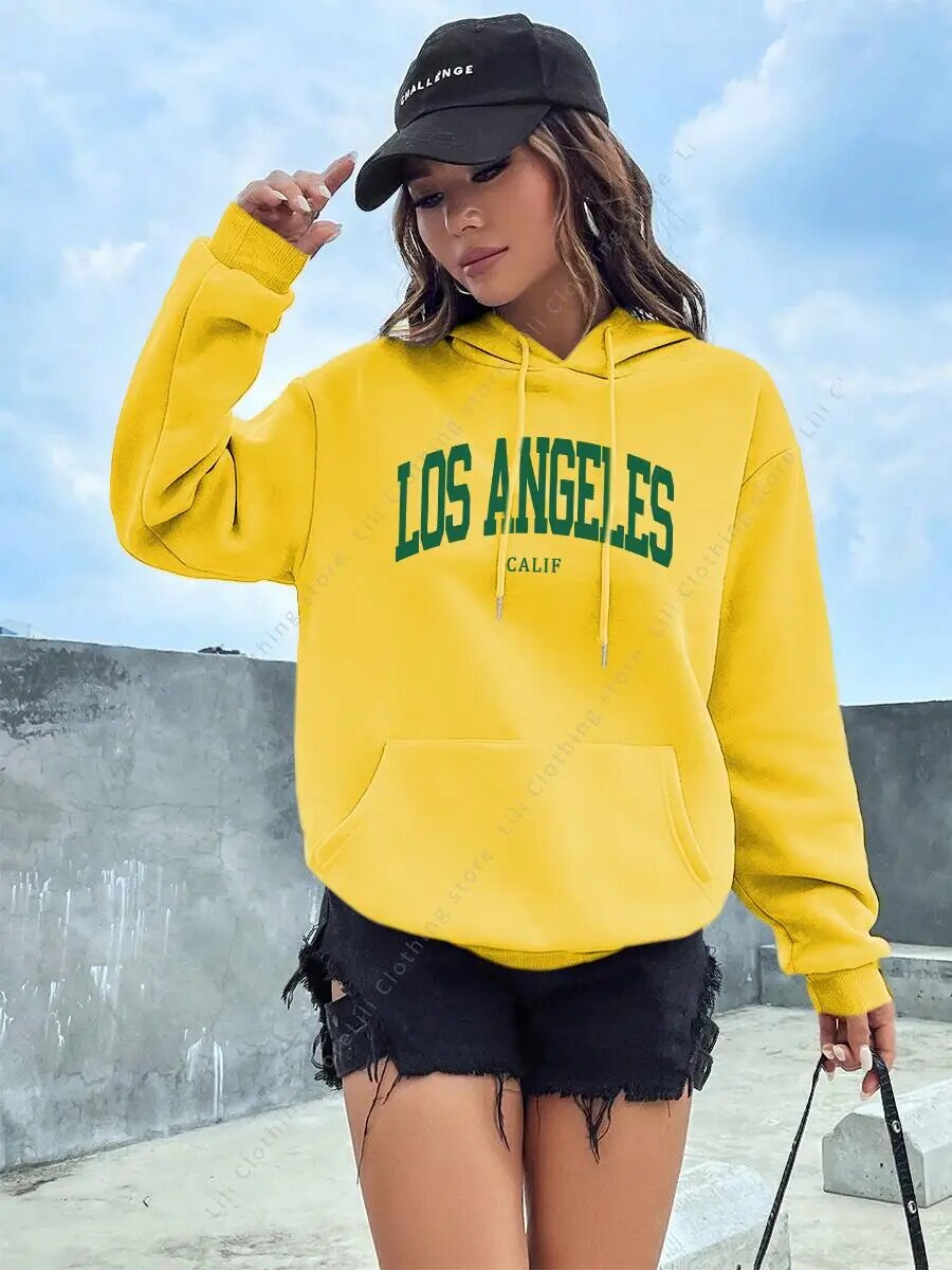 Желтый худи Los Angeles XL