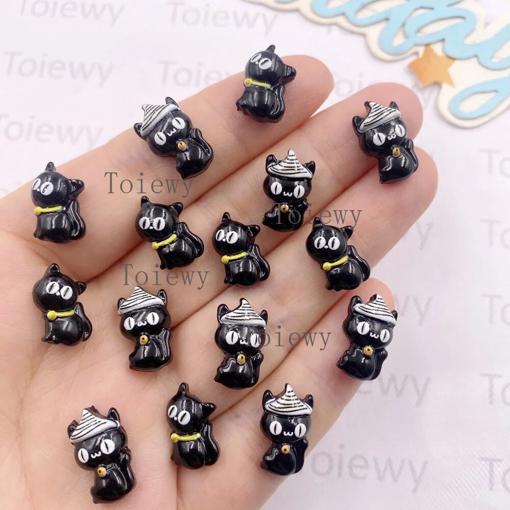 Мини-фигурки кошки из смолы Toiewy, Цвет: Random mixed 1