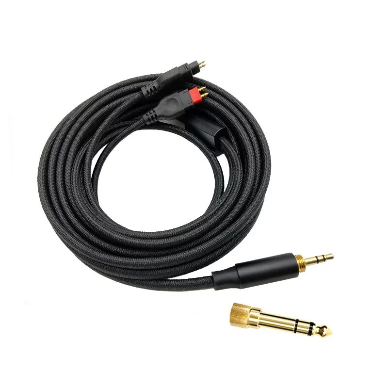 Подходит для наушников Sennheiser HD580, HD600, HD650, HD660S, аудиокабель 3.5+6.35 Кабель для наушников Sennheiser с
