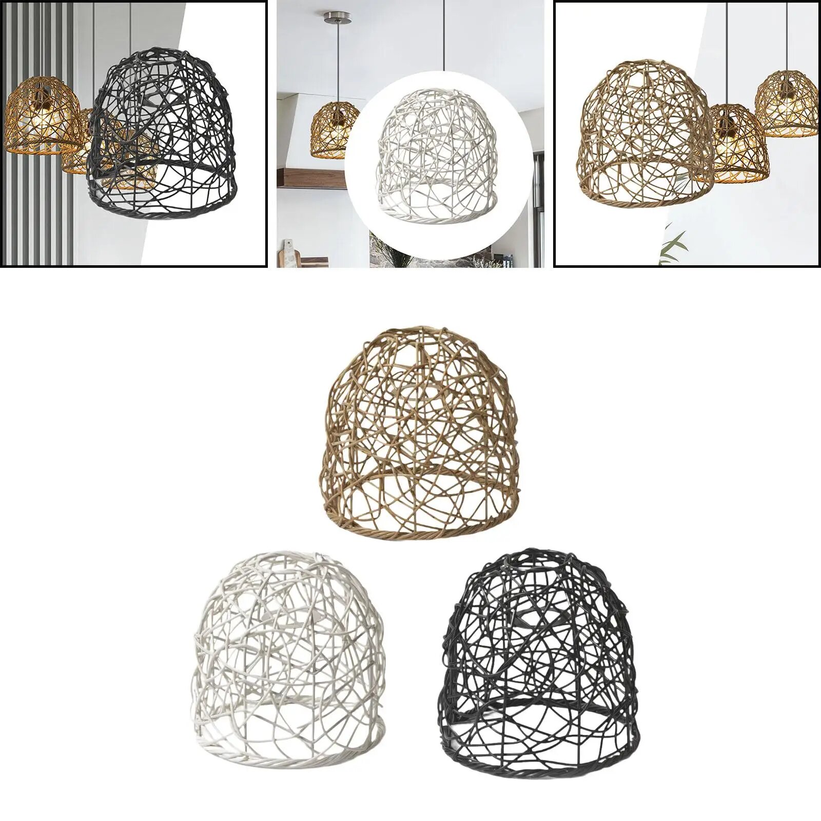 Абажур SONONIA Woven, белый