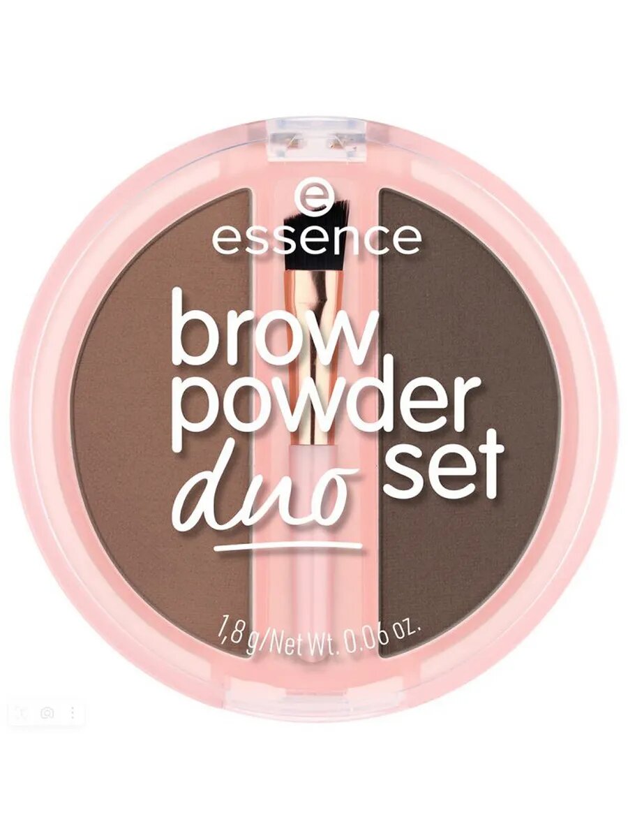 Essence Набор для бровей Brow Powder Duo Set тон 02 Medium