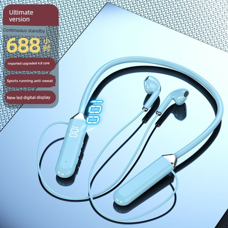 Беспроводные наушники-браслеты Bluetooth для спорта и бега, удобная конструкция для длительного ношения для мужчин и