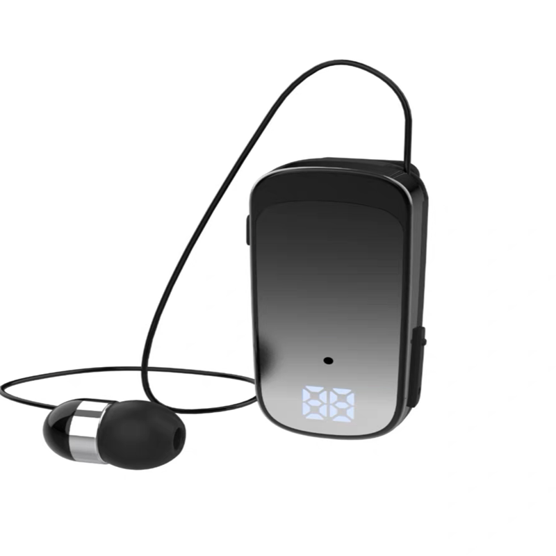 Беспроводные наушники-воротник Bluetooth одноканальные с шумоподавлением, премиальным звучанием для бизнеса и спорта,