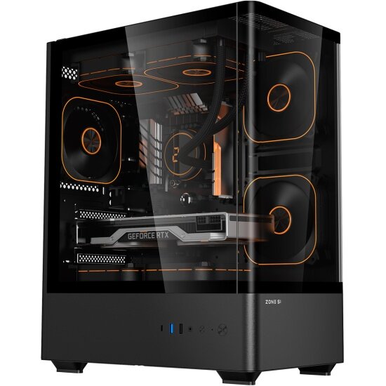Корпус компьютерный Zone 51 Fury Black
