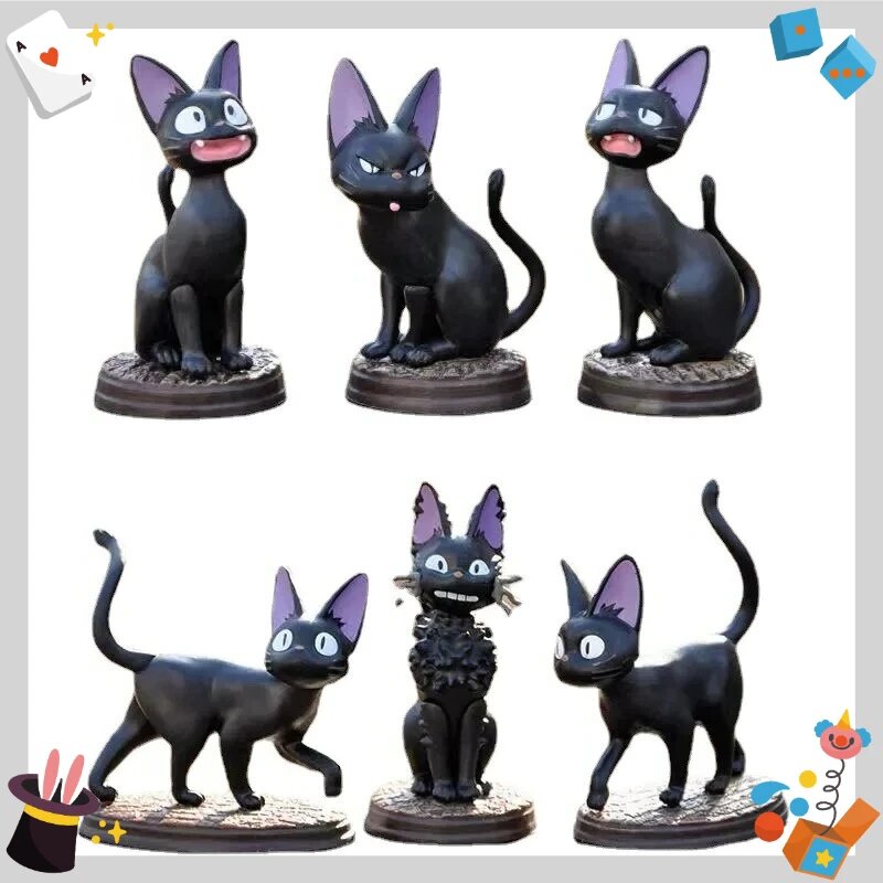 Фигурки Черной Кошки Аниме из пластика