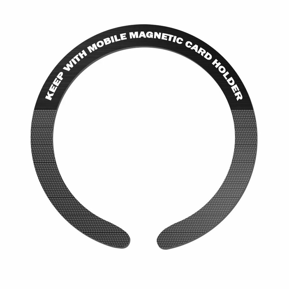 Магнитное кольцо для MagSafe, черное, форма C