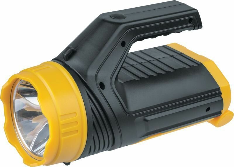 Фонарь светодиодный NPT-SP23-ACCU 5Вт + 1COB LED 5Вт 200Лм 250м аккумуляторный прожектор+кемпинг пластик 2Ач