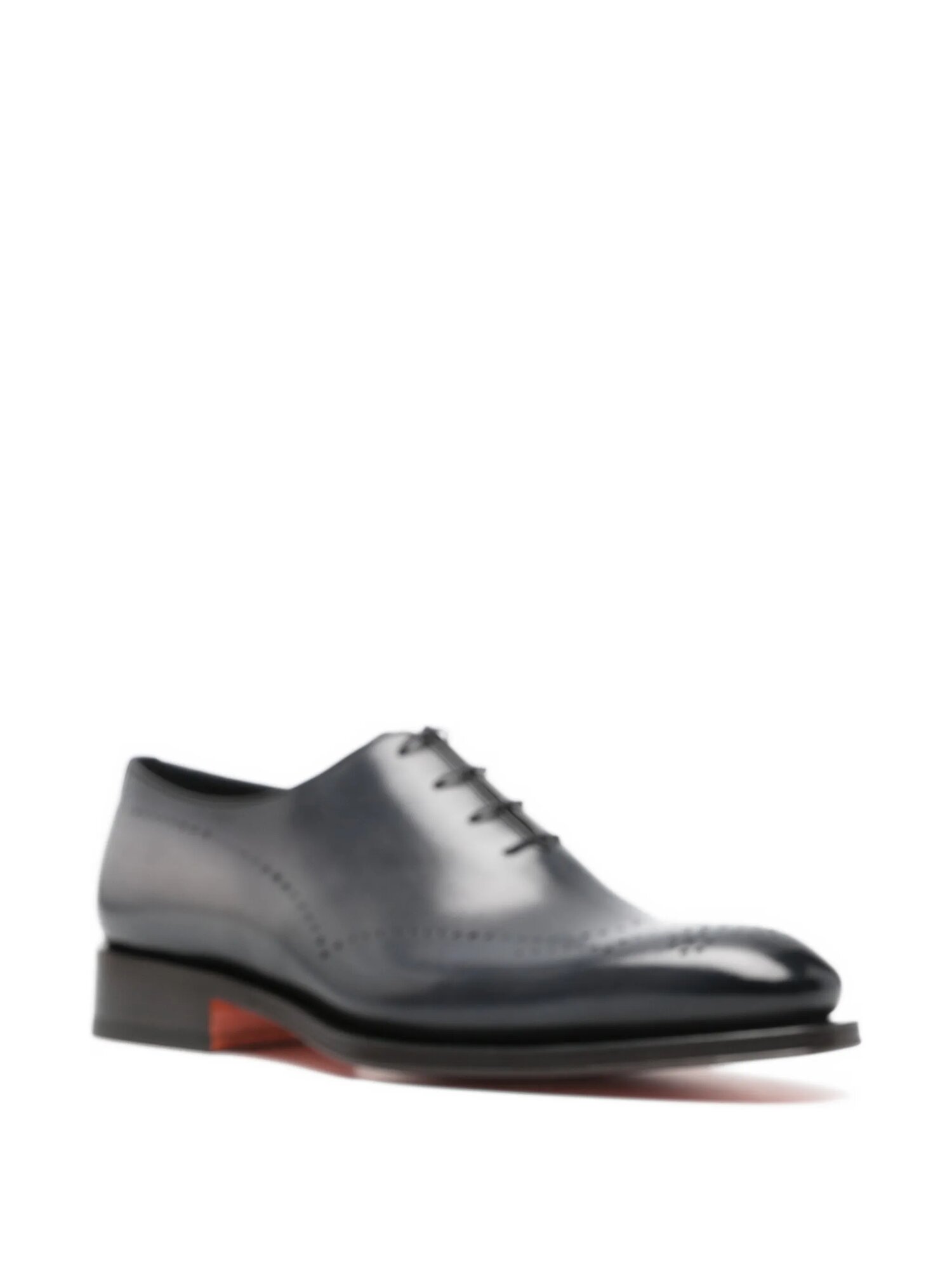 Туфли Santoni Leather oxford shoes, размер 10, blue — фото 1