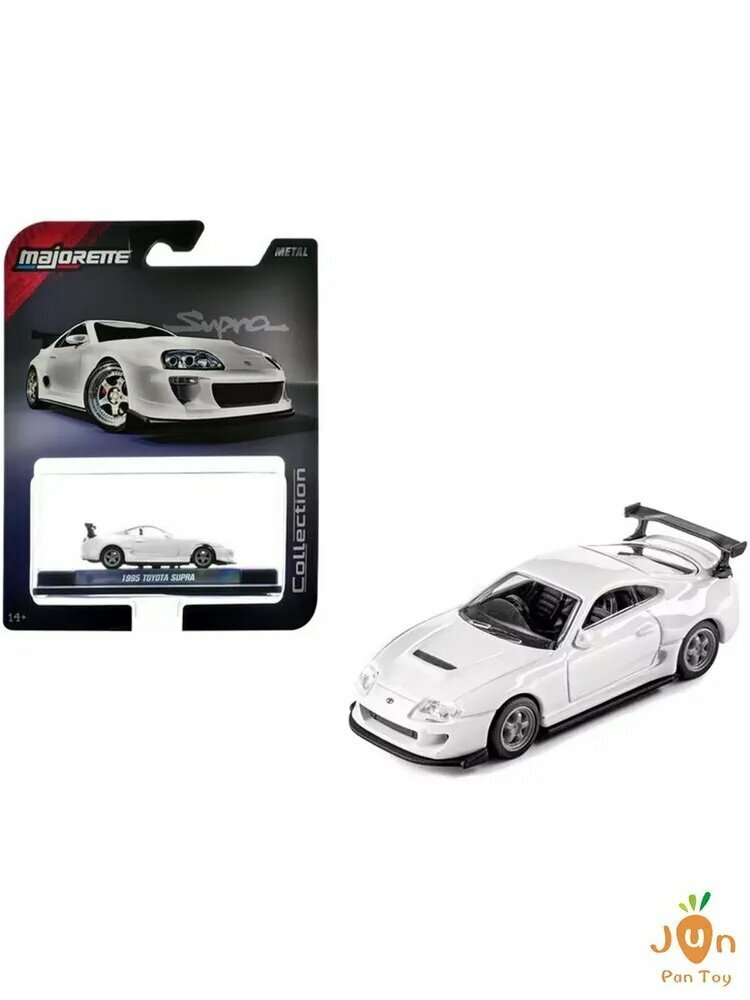 Majorette 1995 Toyota Supra / Детская металлическая игрушечная машина, модель Toyota Supra 1995 года, пропорции 1:64, подходит в качестве подарка на день рождения.