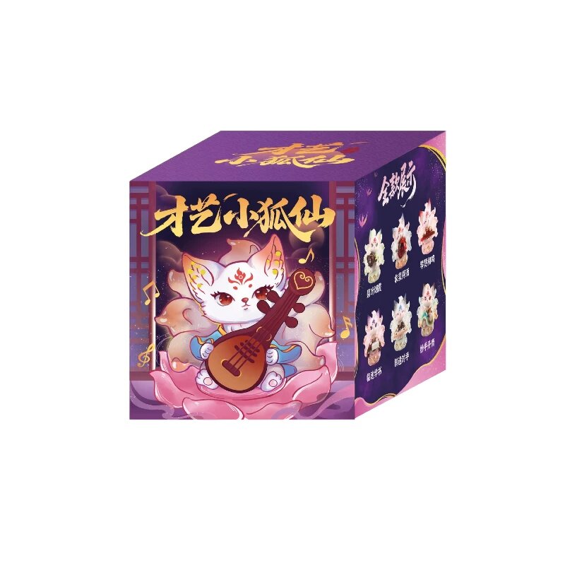 Оригинальная фигурка-сюрприз Little Fox Fairy: Девятихвостая лиса-фея, мифическое существо в национальном стиле,