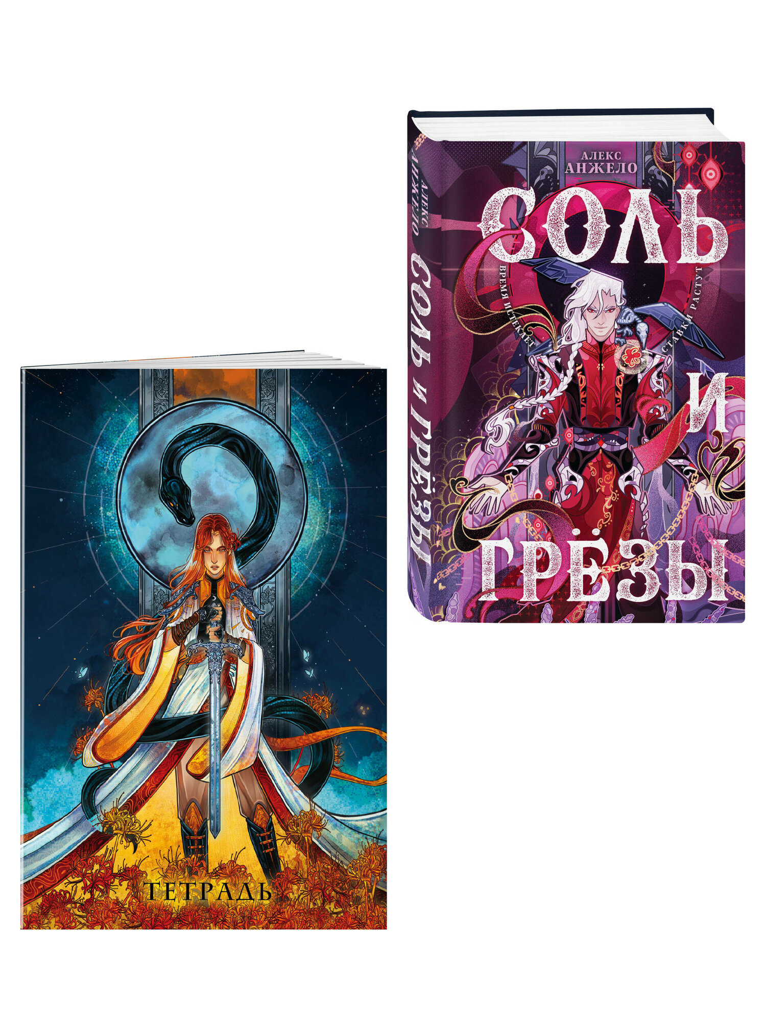 Анжело А. Соль и Грезы + тетрадь Сон и пепел (книга+тетрадь)