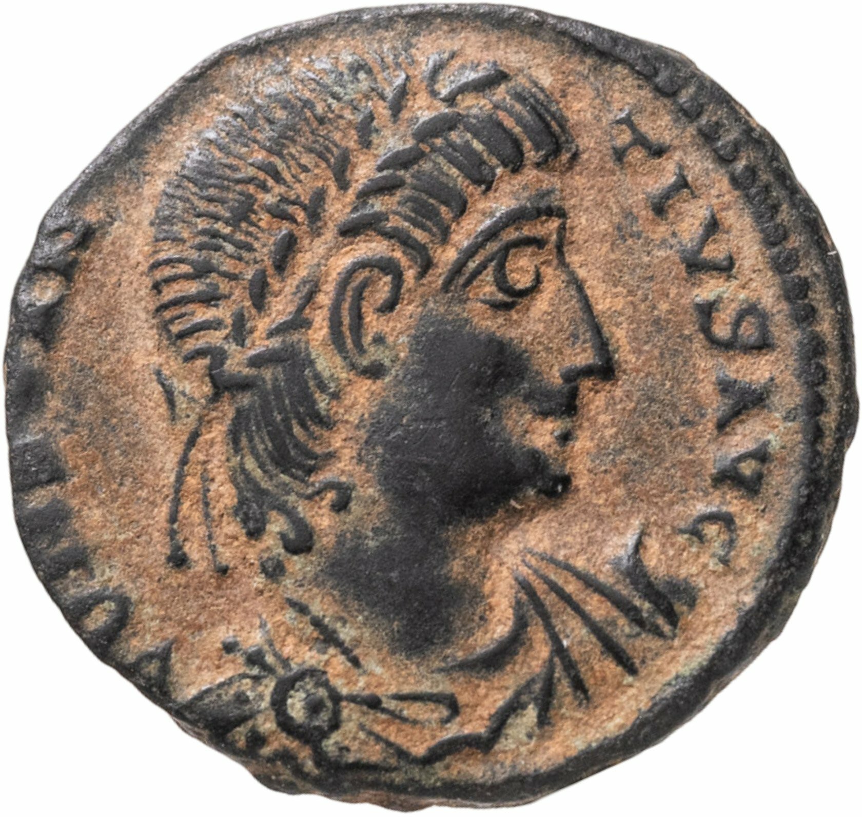 Римская империя, Констанций II, 337-361 годы, Нуммий , Медь, в сохранности VF-XF
