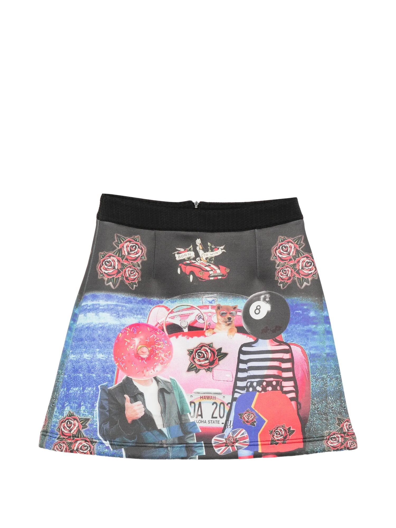 Юбка Graphic-print A-line skirt