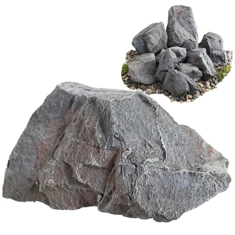 Фигурка садовая декоративный искусственный камень Fake Rock для сада из полиуретана 34x25x16 см — фото 1