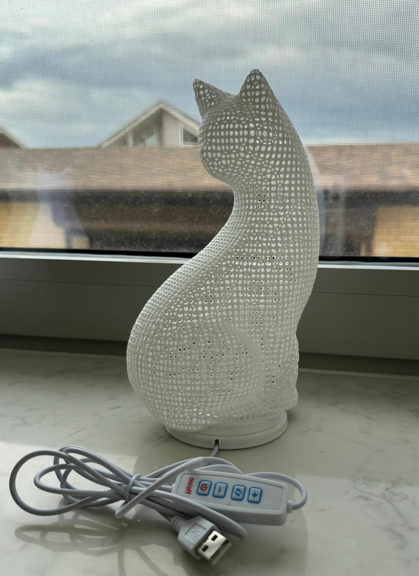 Ночник Котик. лампа