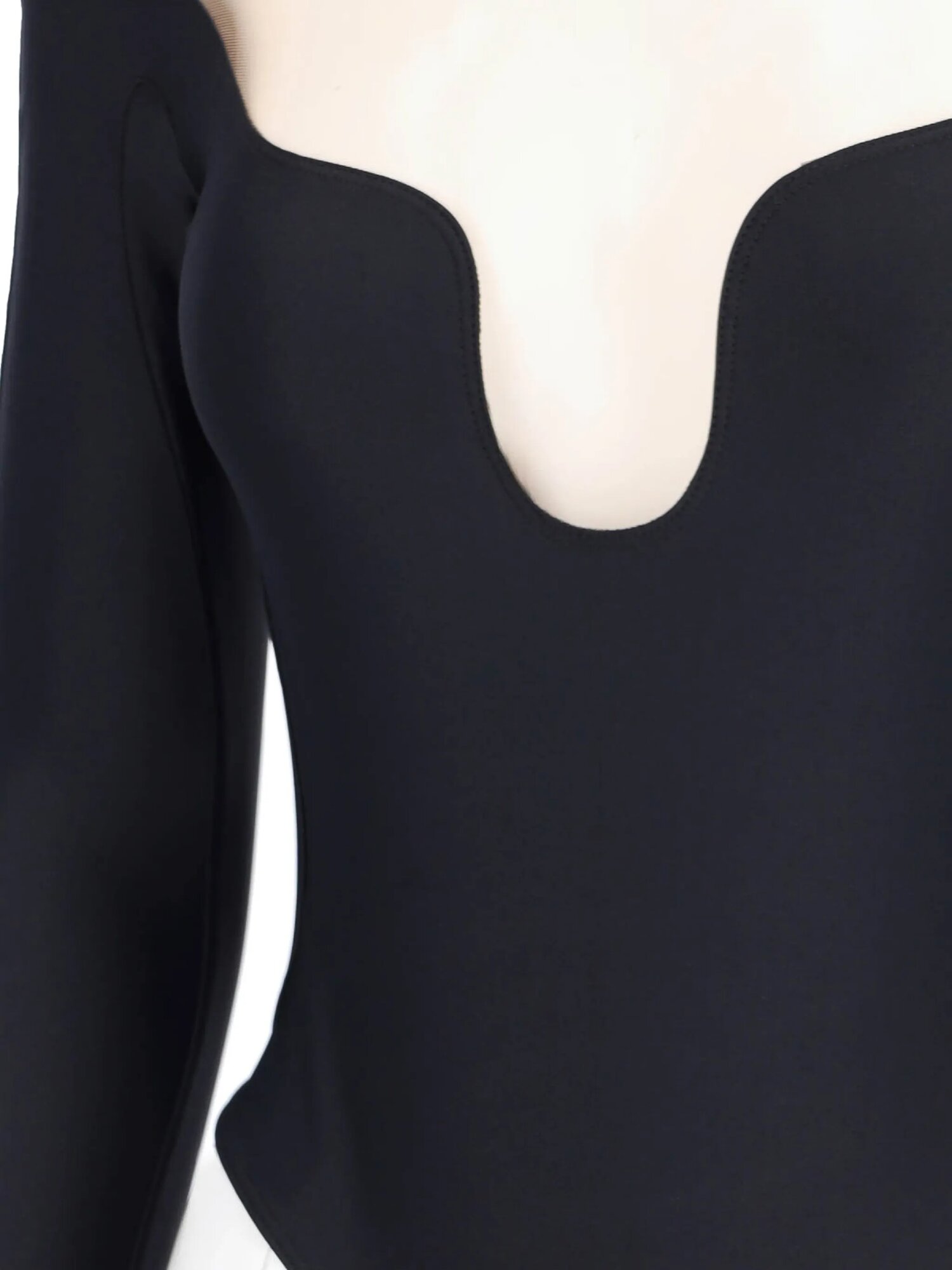 Боди бельевое MUGLER High-neck bodysuit, размер 46 — фото 1