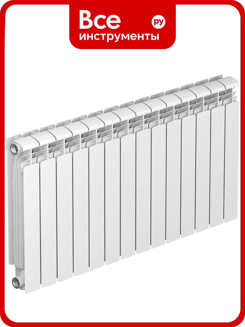 Алюминиевый радиатор Rifar Alum 500 14 сек. бок. R-AL-500-14