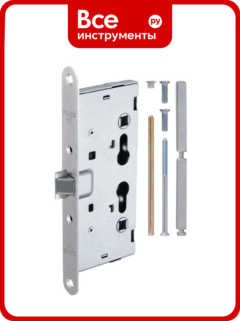 Замок для противопожарных дверей с раздельным квадратом Fuaro FL-0433 ANTI-PANIC 28745 врезной цилиндровый механизм