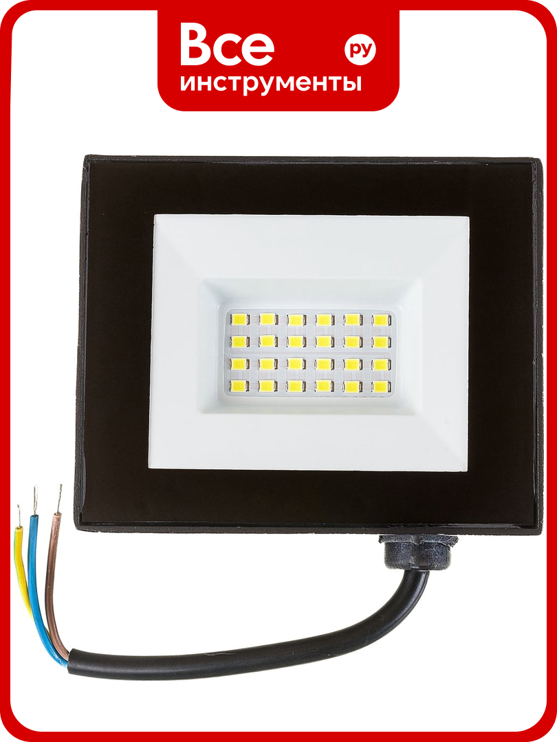 Светодиодный прожектор Gigant 20W 6400К 220V GLS-20