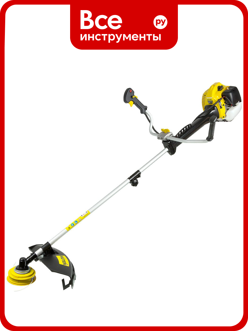 Бензиновый триммер с антивибрационной системой Huter GGT-2900S PRO 70/2/29, 2900 Вт, для покоса травы