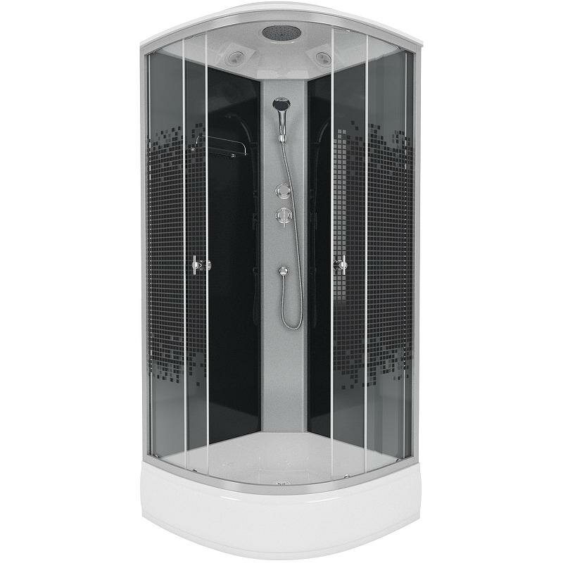 Душевая кабина Niagara Eco 90x90 3504 профиль хром, без гидромассажа