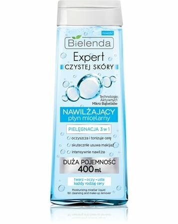 Средство для снятия макияжа Bielenda Expert Pure Skin Moisturizing, 400 мл