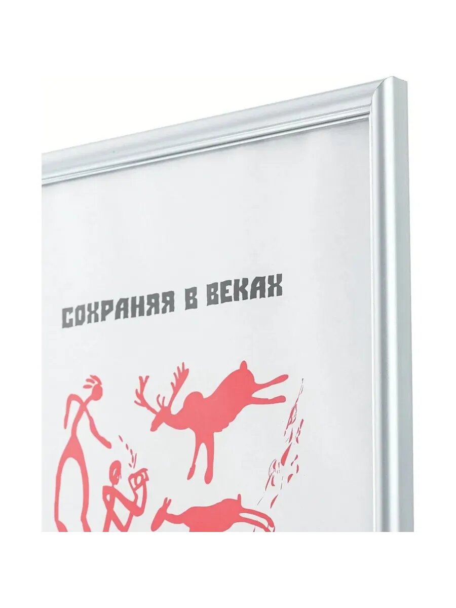 Стильная пластиковая рамка для документов 21x30 см