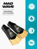 Ласты MAD WAVE Fins training, с закрытой пяткой, короткие, цвет золотистый, разм...