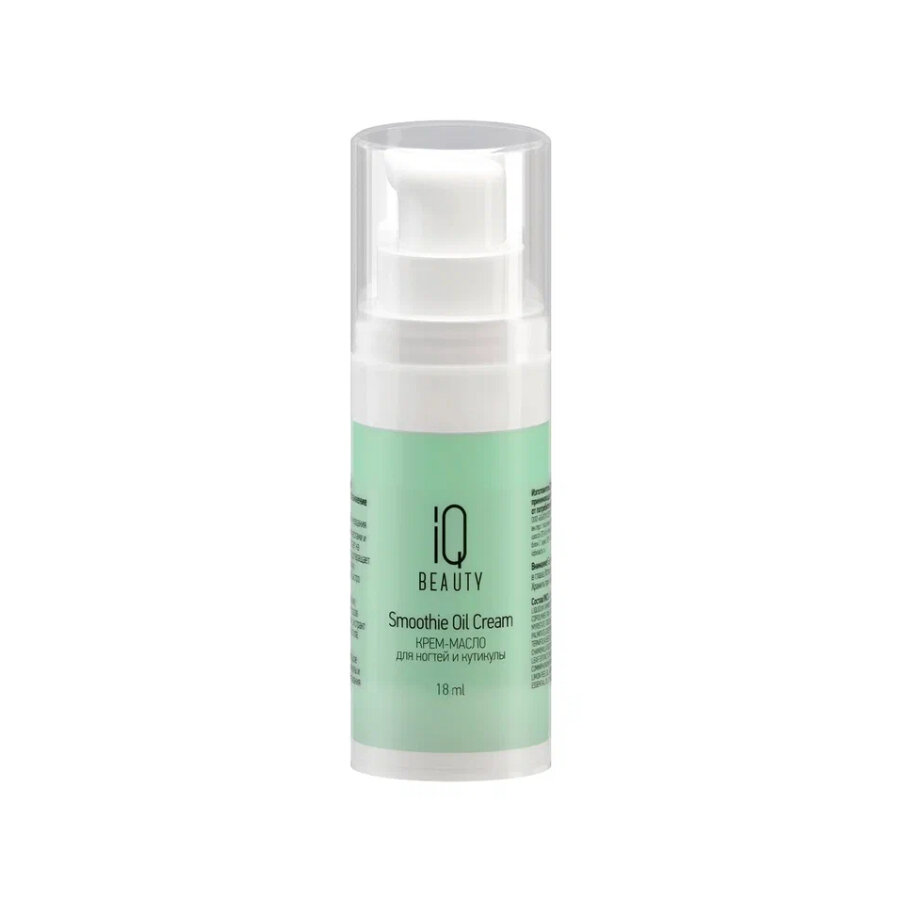 IQ Beauty, Крем-масло для ногтей и кутикулы Aloe & Mint, 18 мл