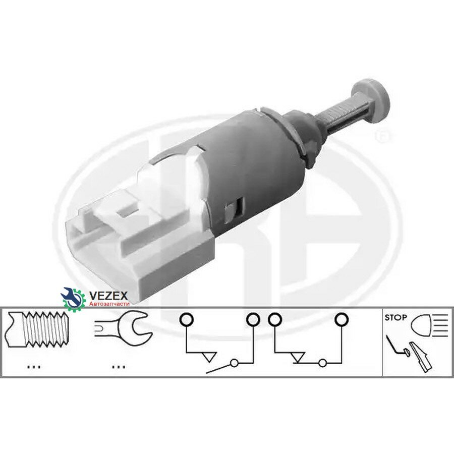 ERA 330731 датчик стоп-сигнала!\ Dacia Logan/Duster 1.0/1.6/1.5DCi 05>, Renault Clio/Laguna 01>