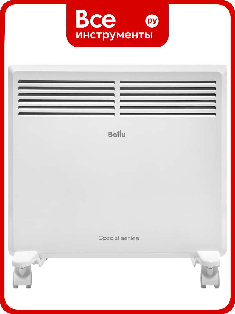 Конвектор электрический Ballu Special BEC/PM-1500 НС-1658488 металлический корпус защита от перегрева