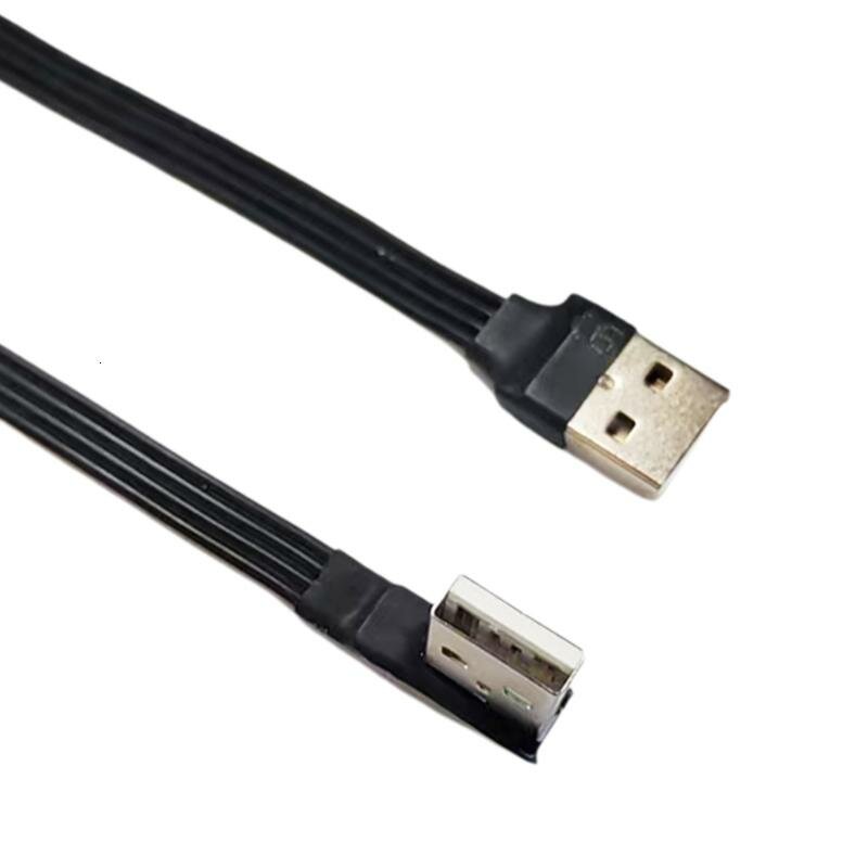 USB-кабель под прямым углом, USB 2.0, 60cm - USB сбоку вниз