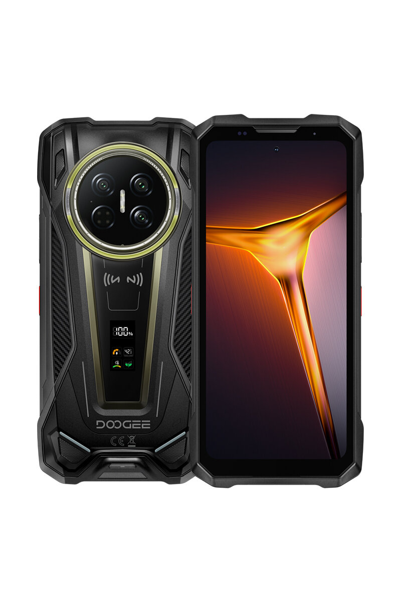 Смартфон DOOGEE V Max 2,22000 мАч 120 Вт, Dimensity 8300,48 ГБ 512 ГБ, Кемпинговые огни, Задний дисплей, Черный — фото 1