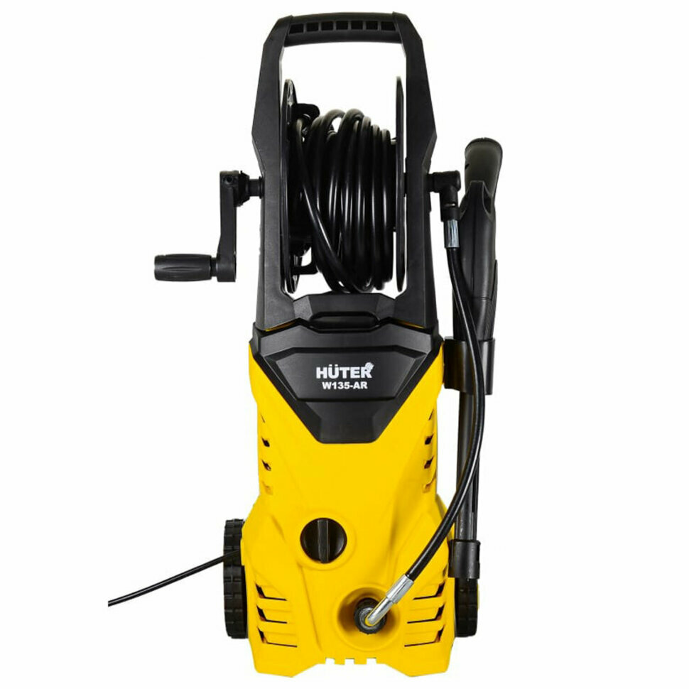 Минимойка HUTER W135-AR, мощность 1,65 кВт, давление 135 бар, шланг 5 м, 70/8/9, 456974
