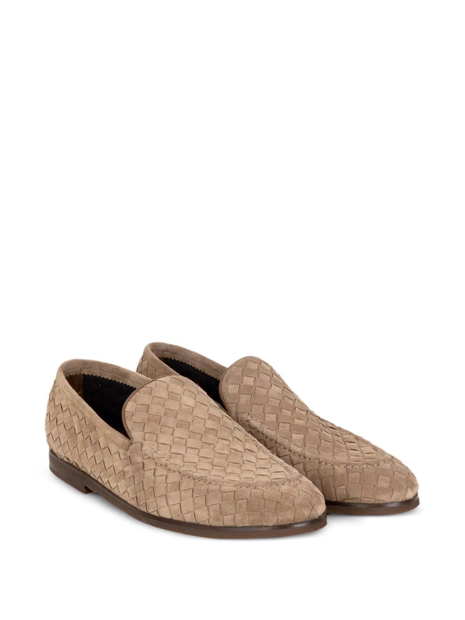 Лоферы Neil Barrett Woven loafers, размер 42, brown — фото 1