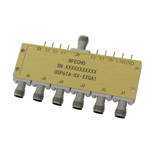 2-12 GHz Absorptive SP6T PIN Switch