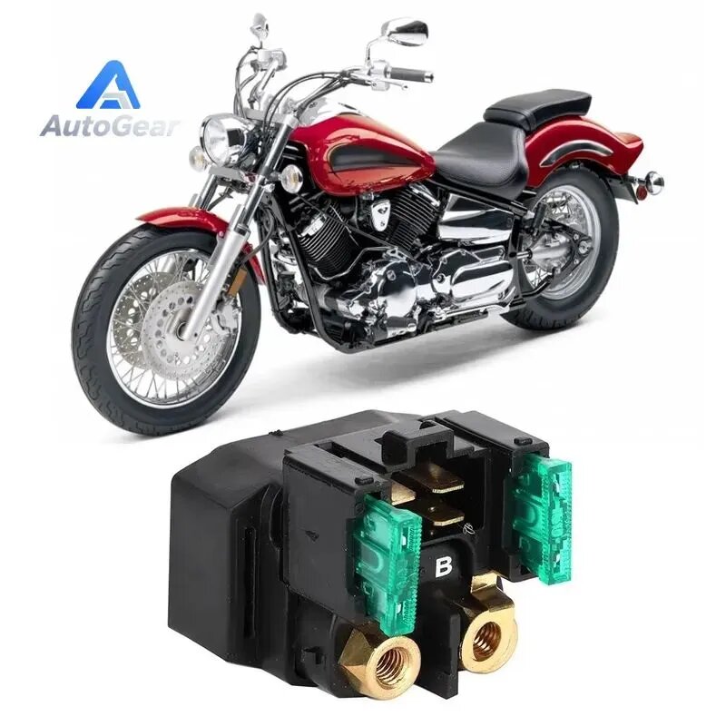 Реле стартера 30A для Yamaha XVS1100 1999-2009, ABS+медь