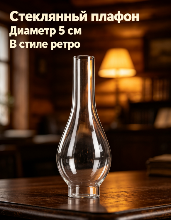 Стеклянный плафон для керосиновой лампы прозрачный, для домашнего применения