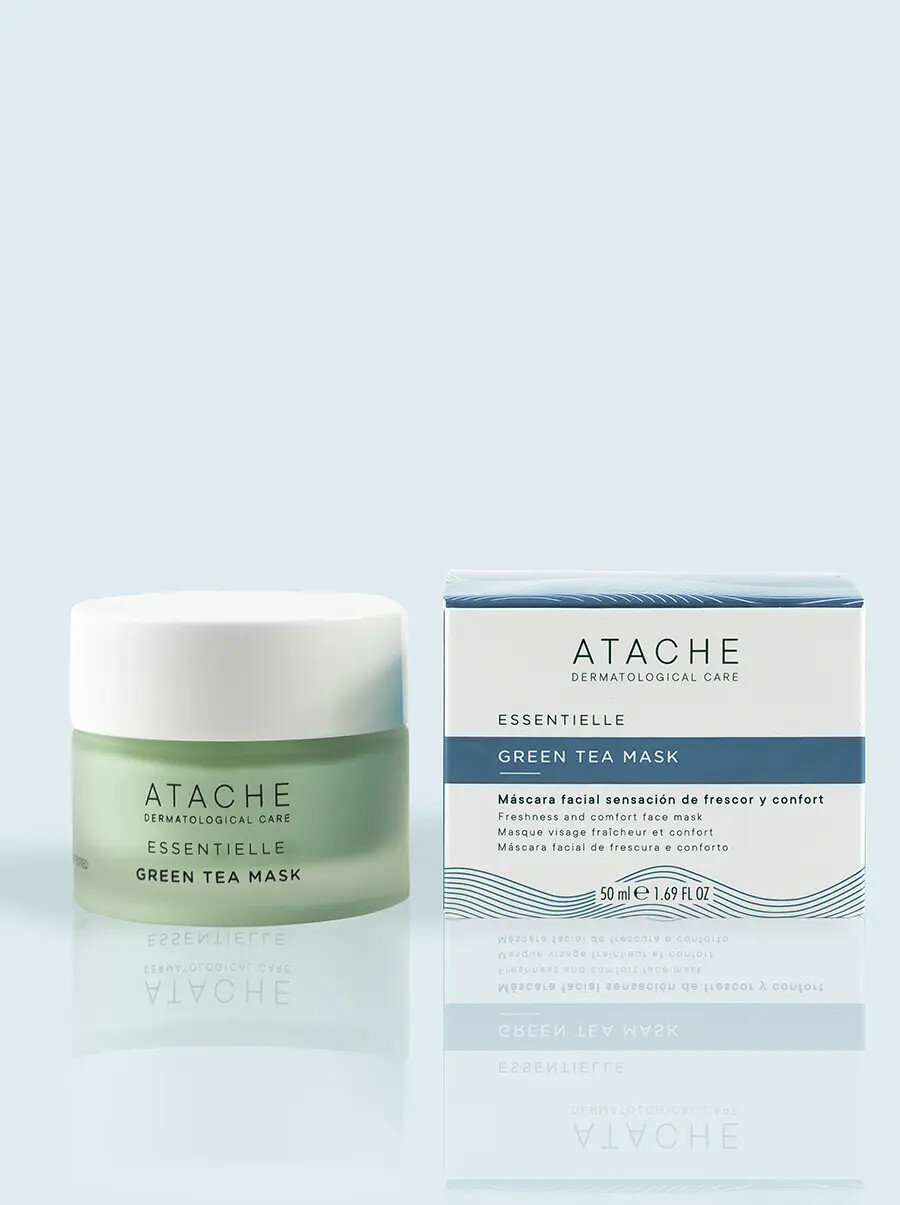 Atache Маска с зеленым чаем ESSENTIELLE Green Tea Mask, 50 мл