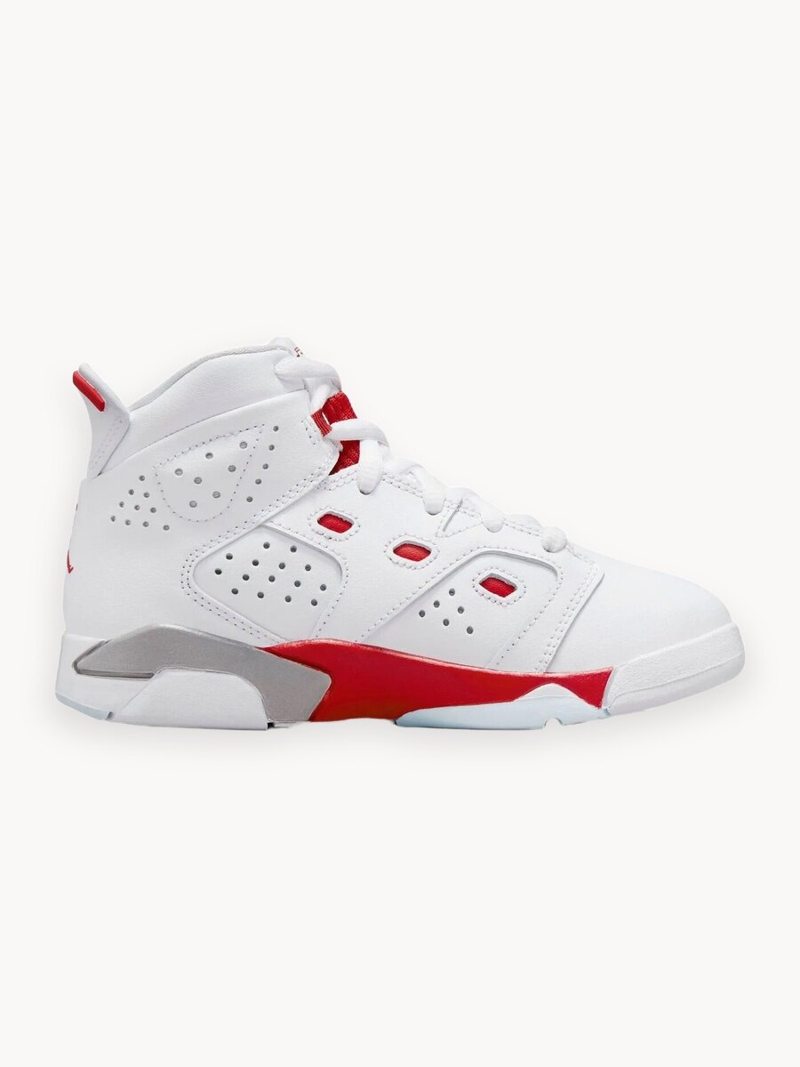 Кроссовки Jordan 6 17 23 White Fire Red