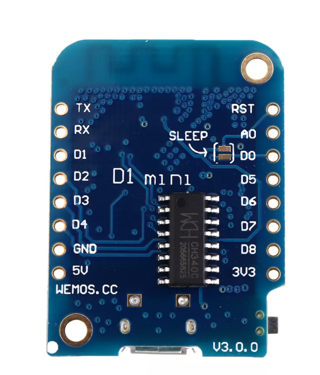 WeMos D1 mini v3 - компактная плата разработки на ESP8266 с WiFi — фото 1