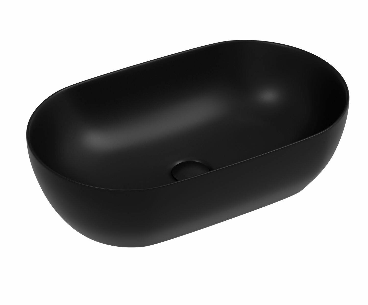 Мебельная раковина Ceramicanova Twist 50 CN12001MB чёрный матовый