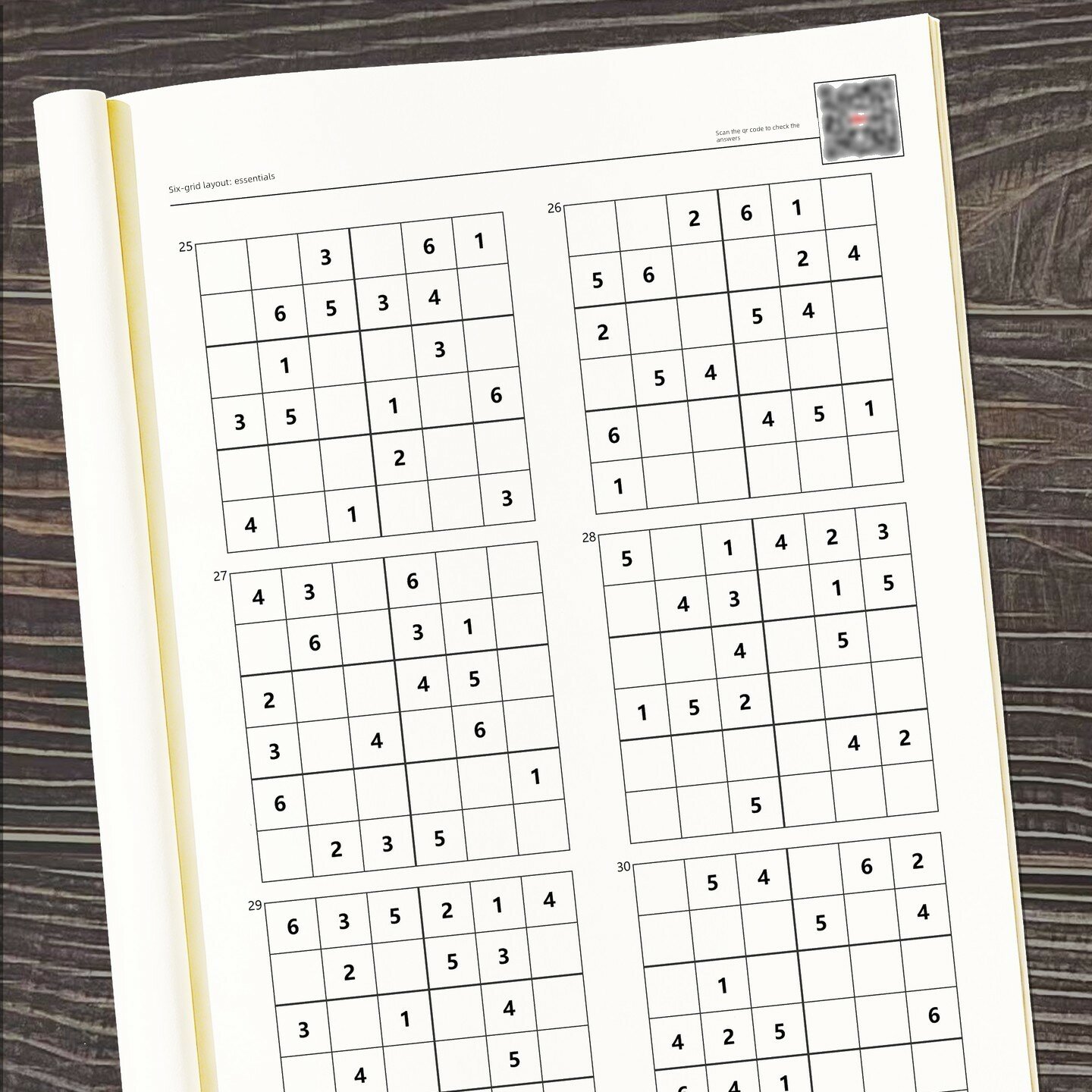 Книга головоломок Судоку 6x6 для детей 6-9 лет: 360 базовых задач, тренировка логического мышления, обучающая игра